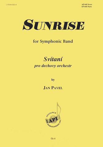 Sunrise For Sym Band - Band Set (Sheet Music) Alliance Series (8770656 ...