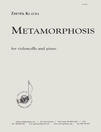 Metamorphosis - Cello-pno (Sheet Music) Alliance Series (8773140) by ...