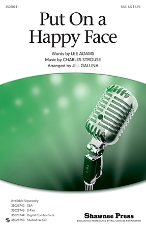 Song - Put On a Happy Face - Choral and Vocal sheet music arrangements