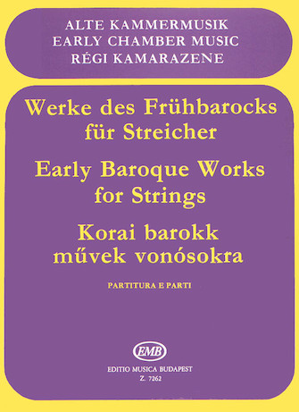 Early Baroque Works for Strings – Central Music Direct