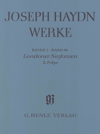 London Sinfonias, 2nd sequence - Haydn Complete Edition, Series I, Vol ...